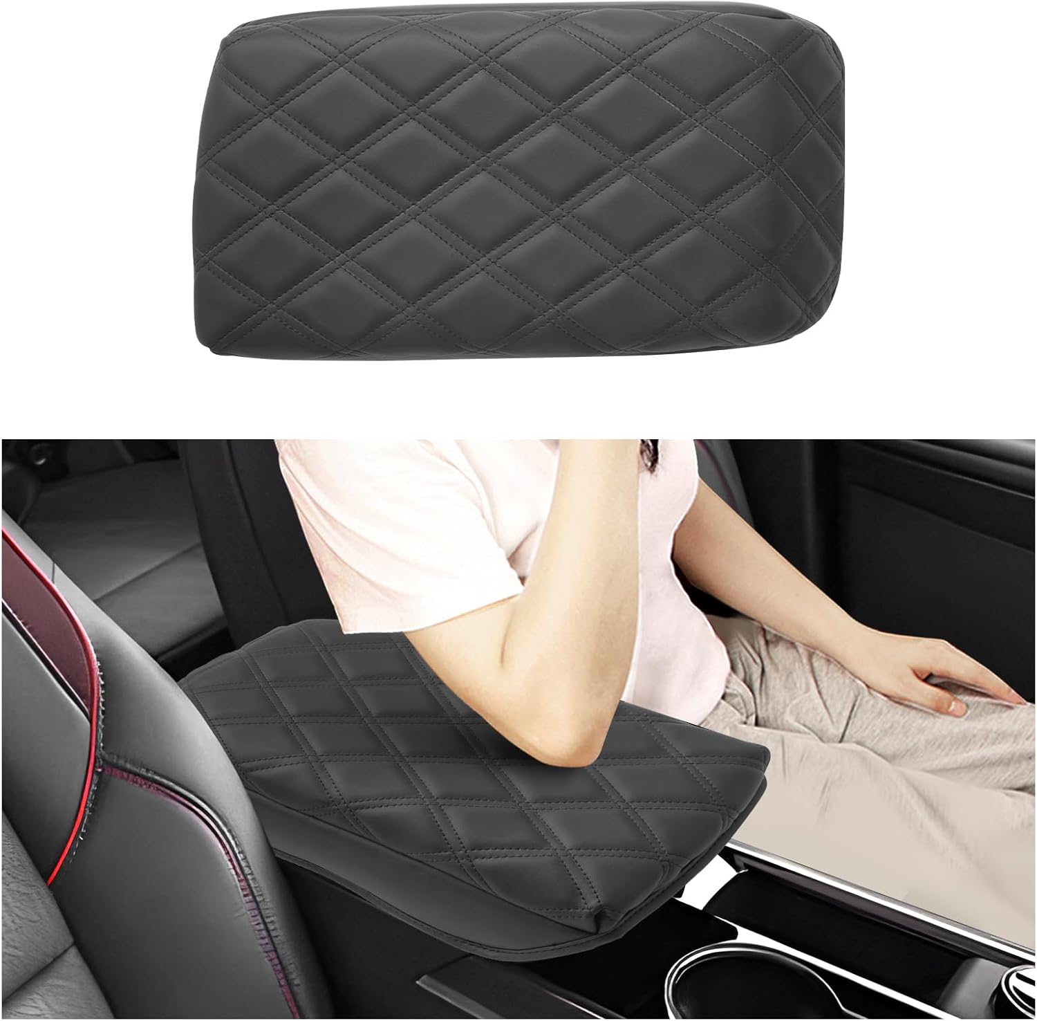 Amazon.com: SXCY for 2025 Chevy Equinox Armrest Cover Pad for Equinox ...