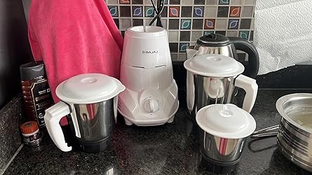 Bajaj Rex Mixer Grinder 500W|Mixie For Kitchen With Nutri-Pro Features ...