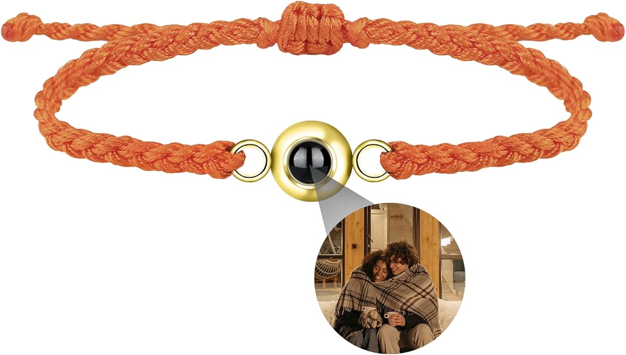 Pulseras con foto en círculo con foto en el interior Pulseras de ...
