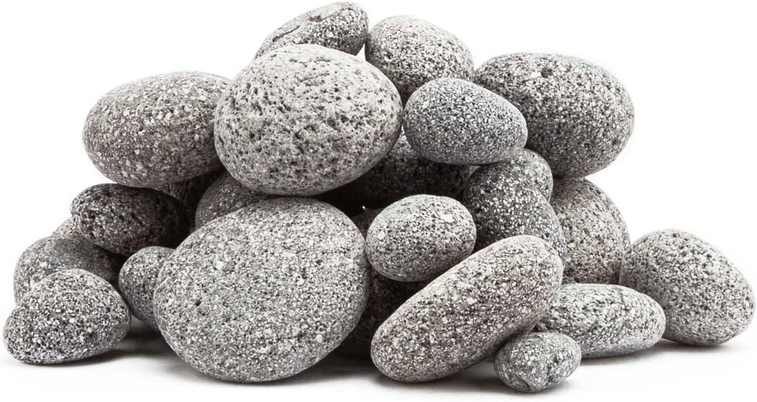 Amazon.com : Stanbroil 27 PCS Light Weight Tumbled Lava Rock - Ceramic ...