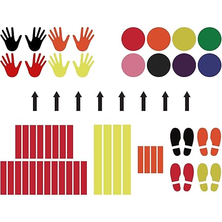 Amazon.com: Midlee Sensory Path Decals for Floor & Wall- Set of 9 Vinyl ...