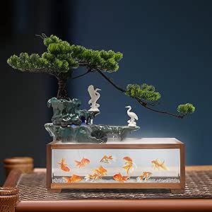 Amazon.com: Crane Tabletop Water Fountains, Indoor Water Fountains with ...