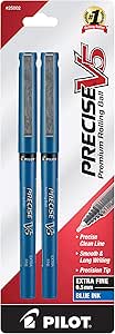 PILOT Precise V5 Stick Liquid Ink Rolling Ball Stick Pens, Extra Fine ...