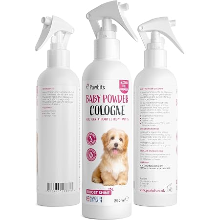Baby Powder Dog Cologne | Replenishes, Deodorises & Conditions Coats ...