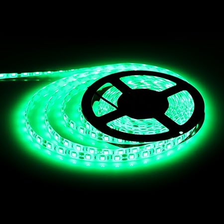 Amazon.com: SUPERNIGHT Green LED Light Strip, 16.4ft Bright Green LED ...