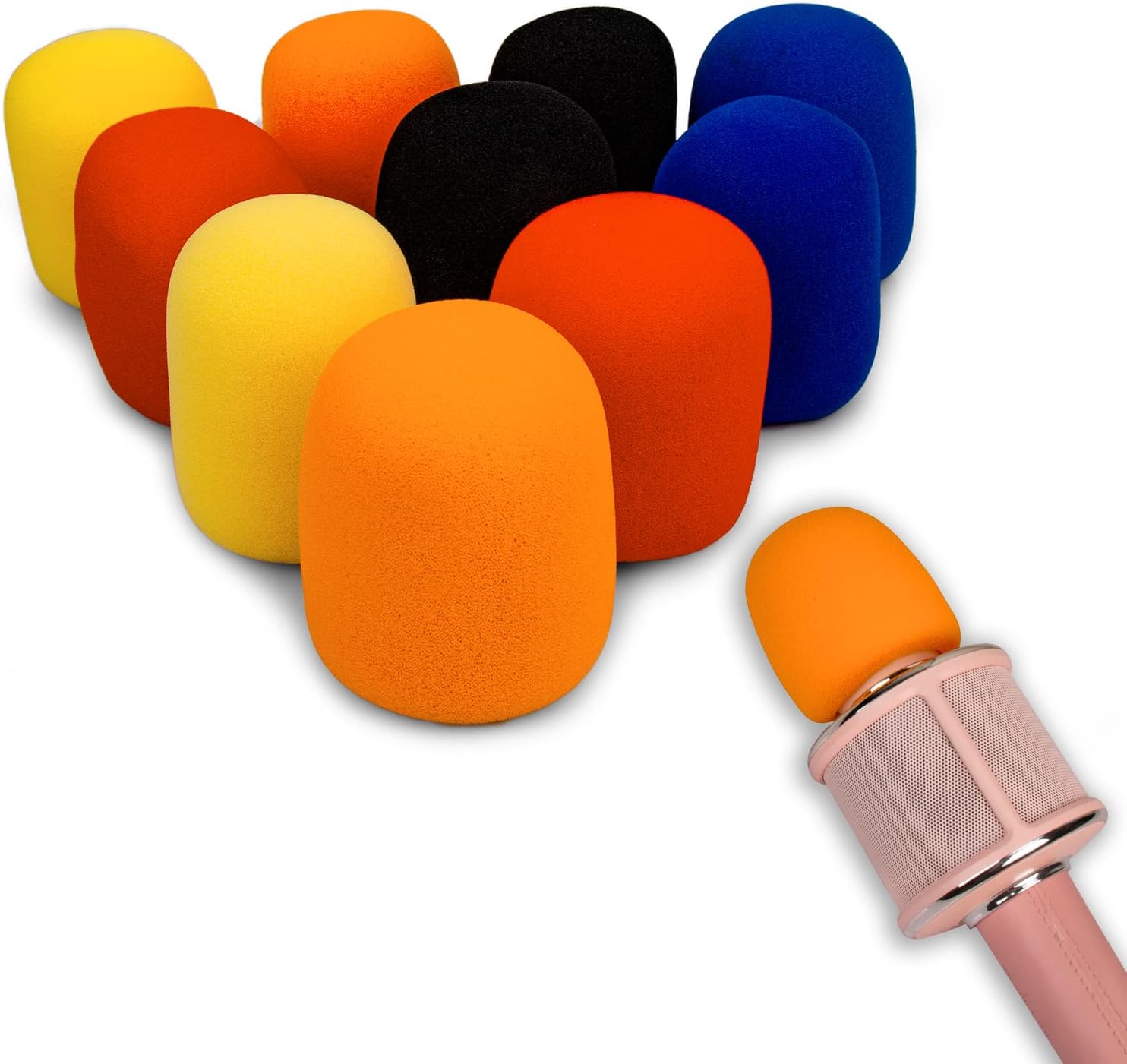 Amazon.com: PoP Voice 10 PCS Handheld Microphone Windscreen Covers for ...