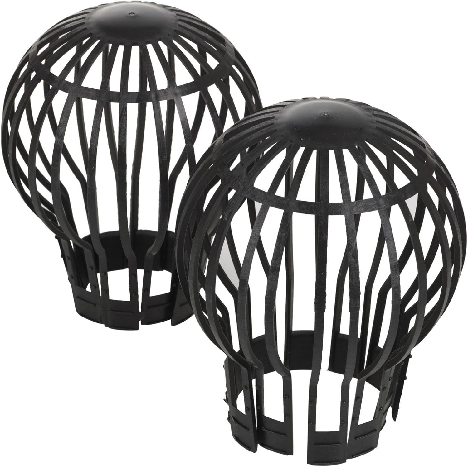 Gutter pipe leaf Downpipe trap guard protection - set of 4 - Leaves ...