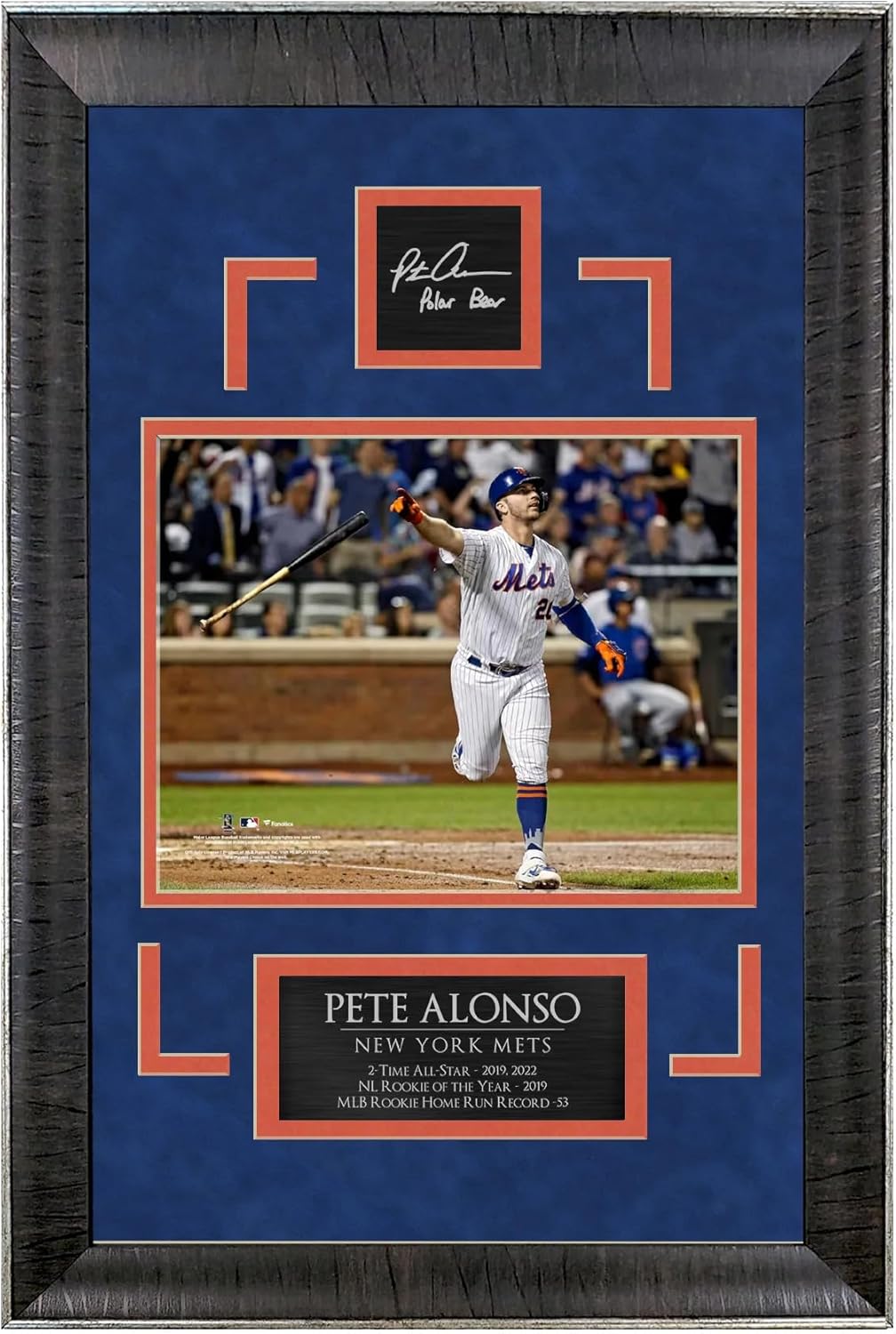 Amazon.com: Pete Alonso - Mets - Bat Flip Swagger - Sports Deluxe | 16 ...