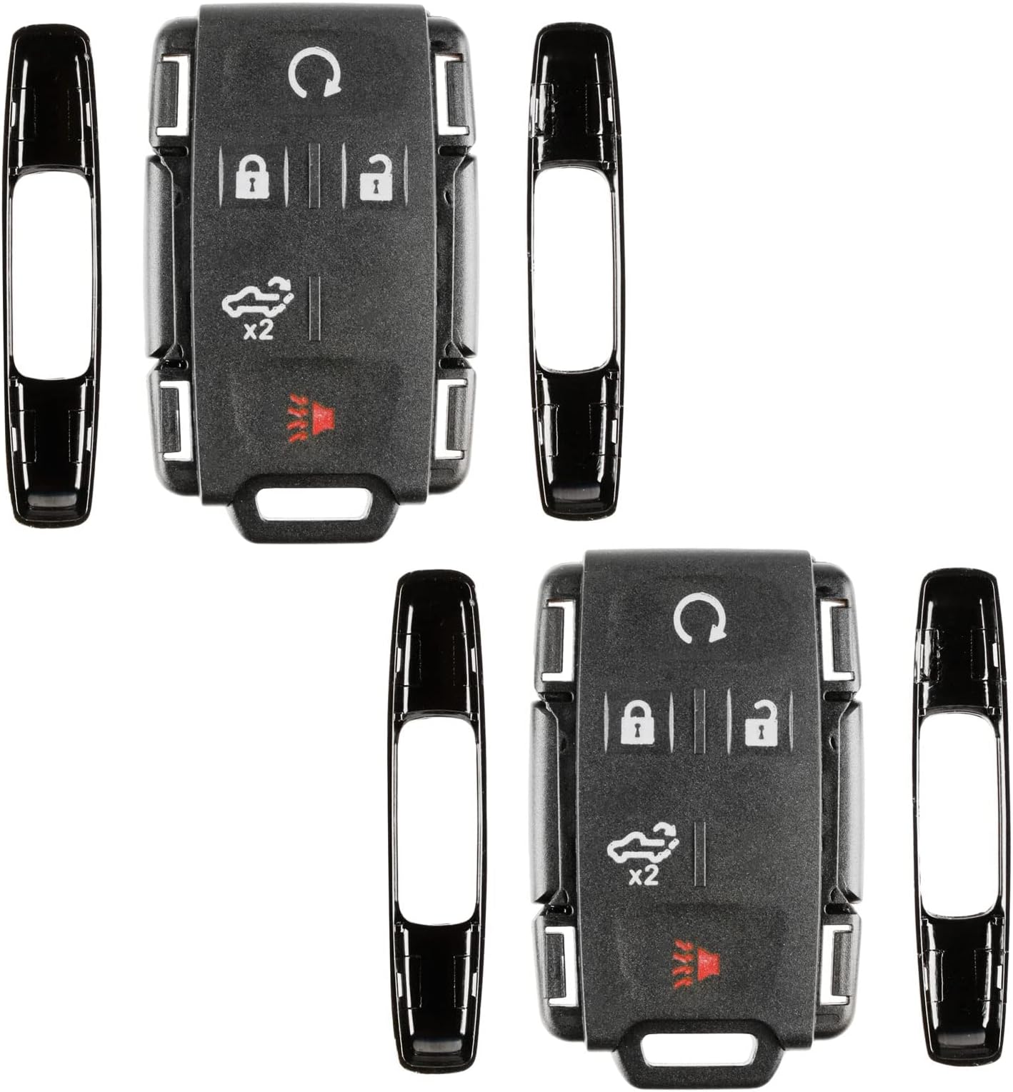 Amazon.com: 2X Remote Key Fob Shell 5bth Lift Gate Case for Chevrolet ...