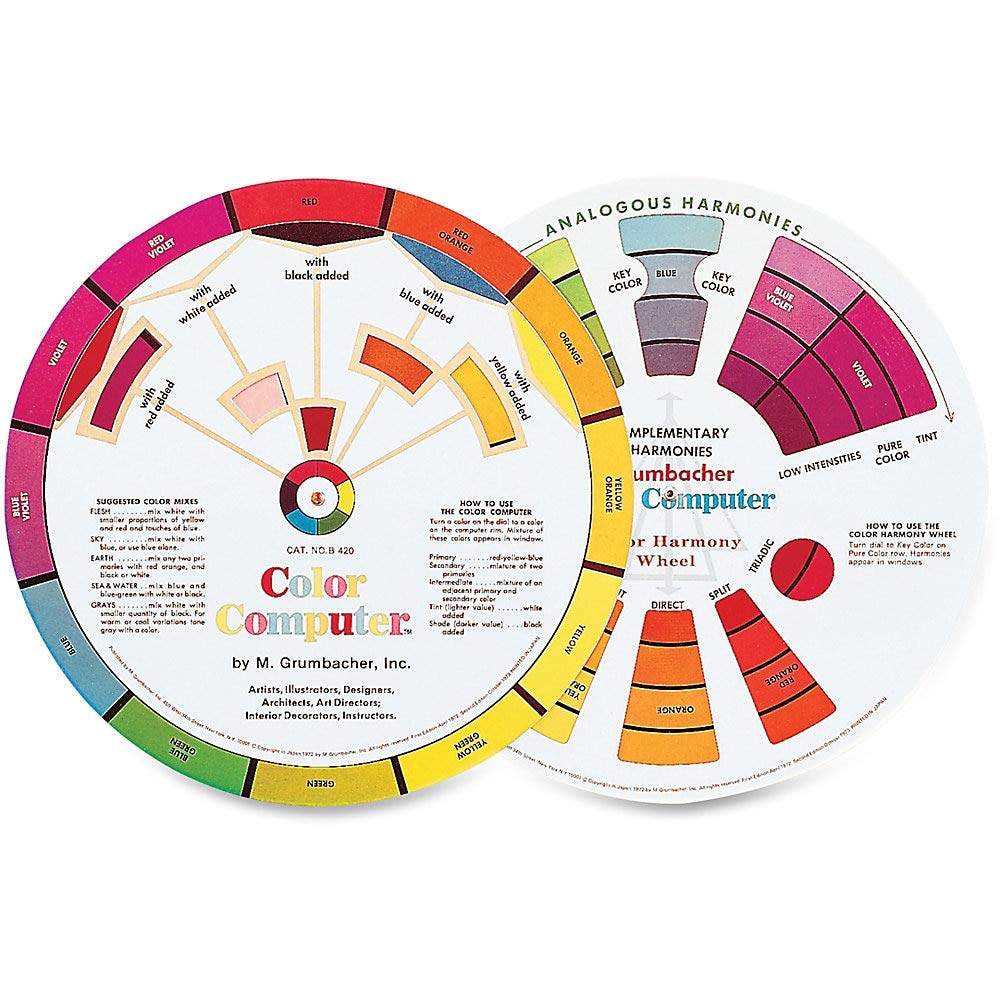 Buy Grumbacher Computer Color Wheel, 8" dia. Online at desertcartINDIA
