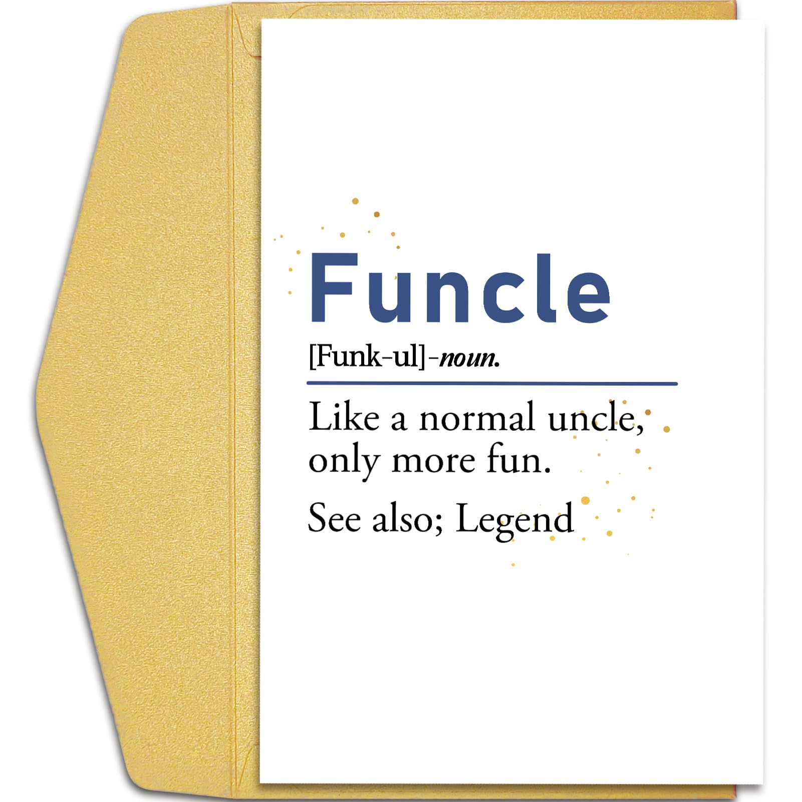 Amazon.com: Qiliji Funny Uncle Birthday Card, Hilarious Uncle Card from ...