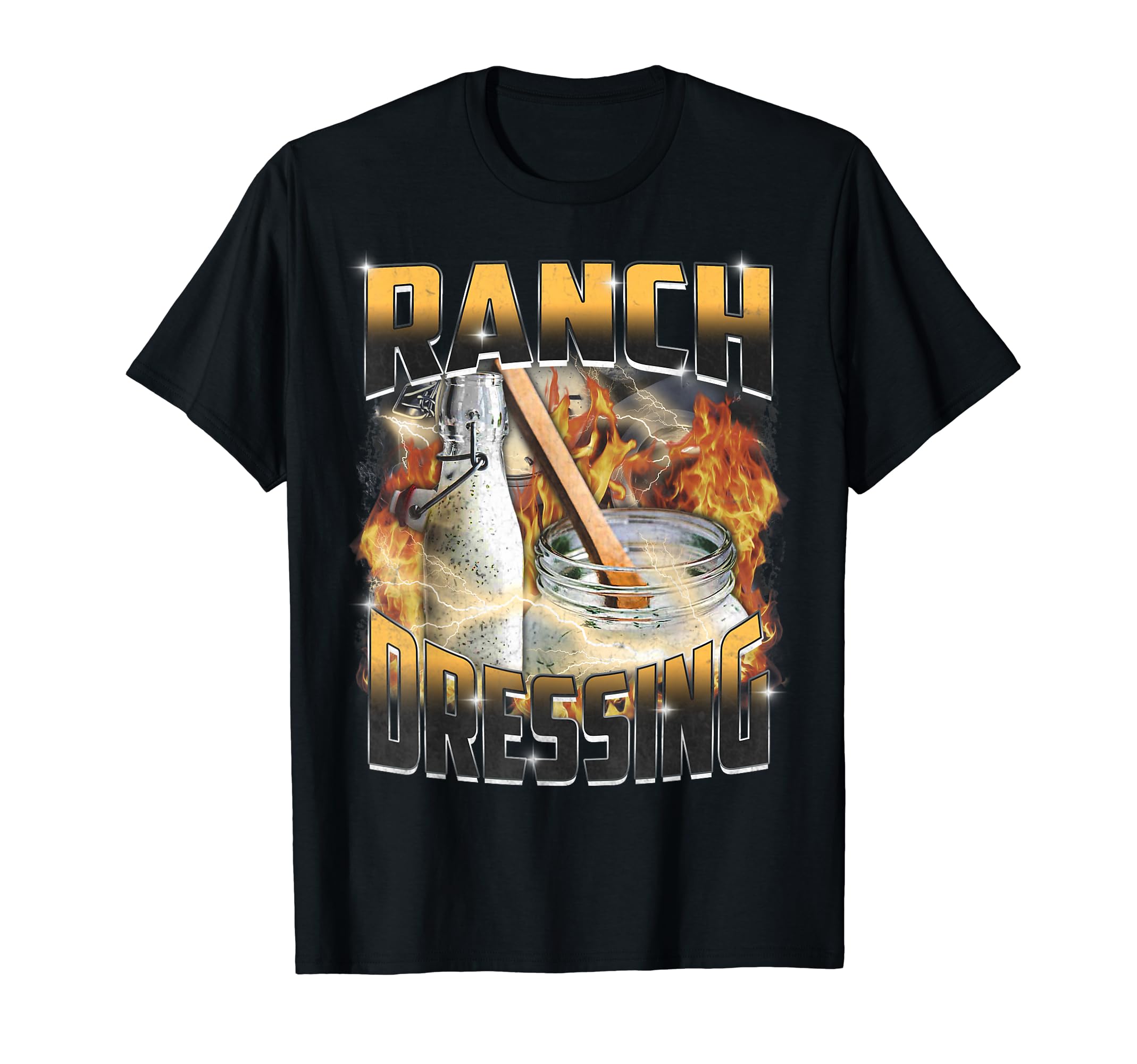 Amazon.com: Funny Ranch Dressing Lover Bootleg Rap Aesthetic Vintage ...