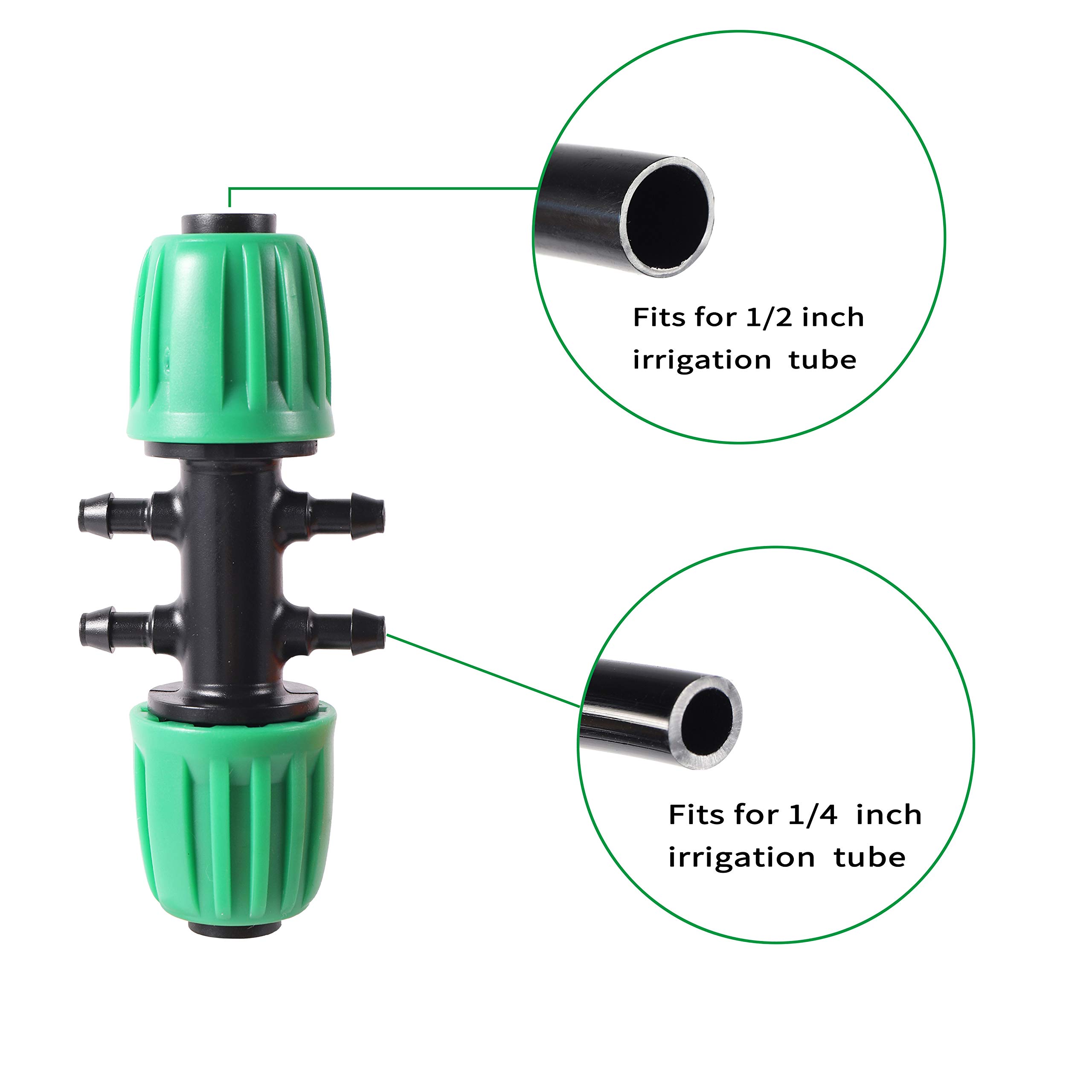 Snapklik.com : 52 FT 1/2”PVC Garden Irrigation Tubing HoseOD:16mm,ID ...