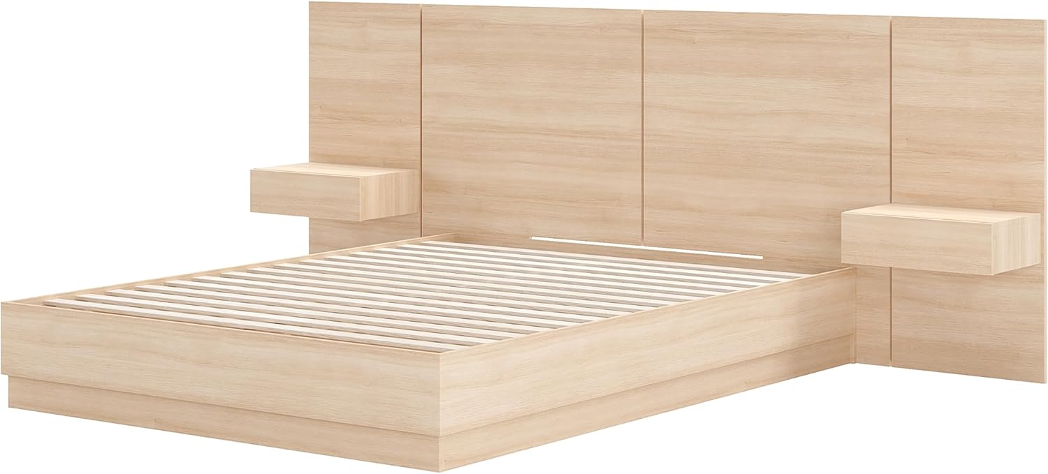 Amazon.com: Nexera Milano 4-Piece Platform Bedroom Set : Home & Kitchen