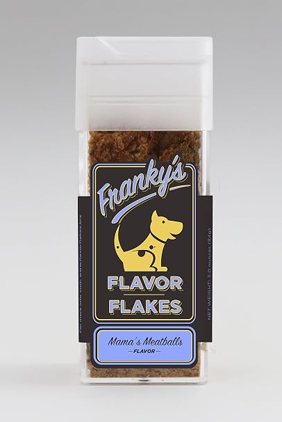 Amazon.com : Franky's Flavor Flakes - Dog Food Topper – 3oz - Mama’s ...
