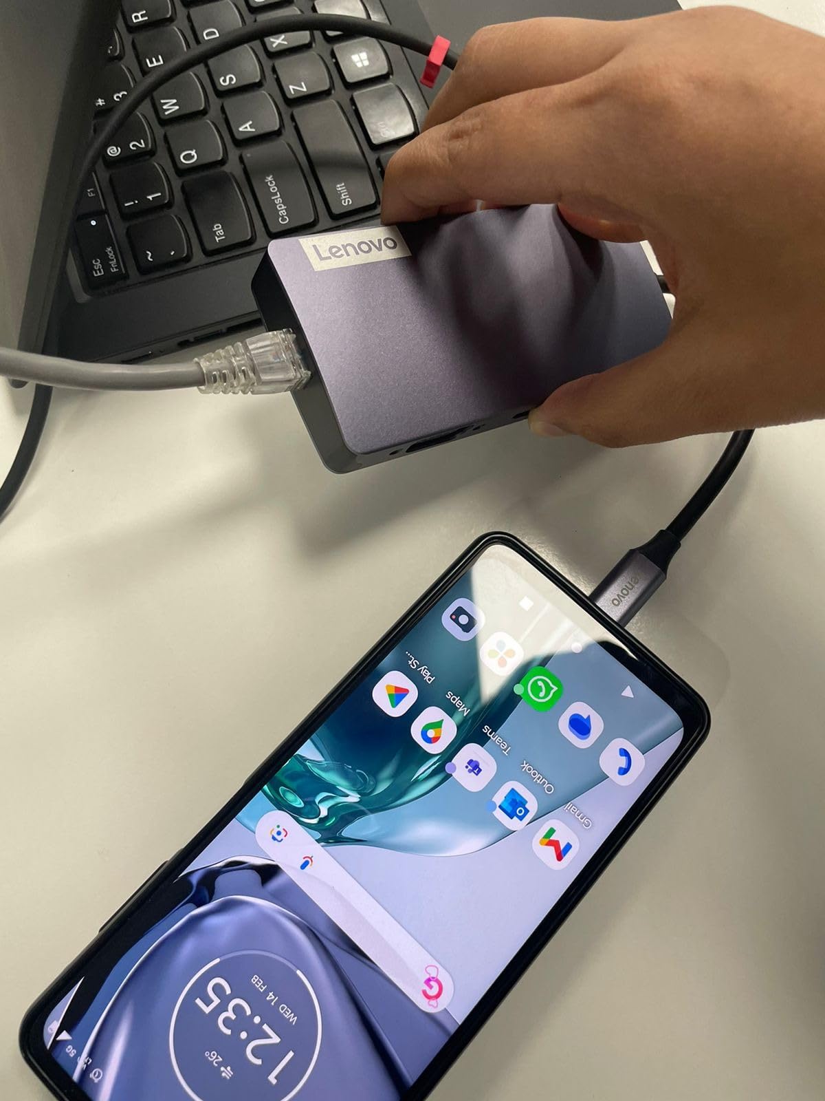 Lenovo 150 USB-C Travel Dock (Charging Host Upto 100W |3 x USB-A 3.0| x ...