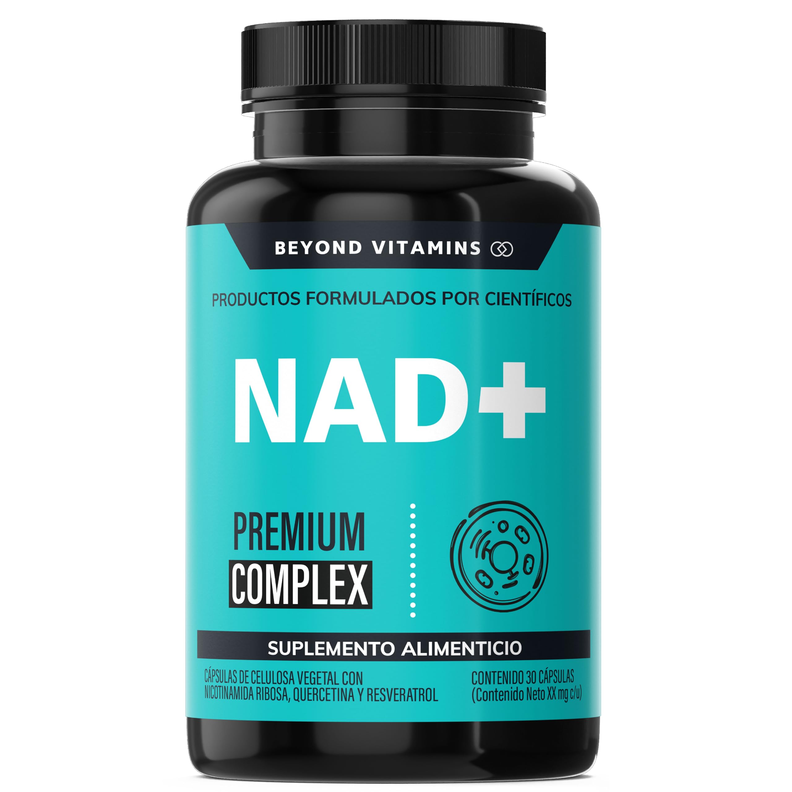 NAD+ | NR Nicotinamida Ribosa potenciado con Resveratrol, Quercetina ...