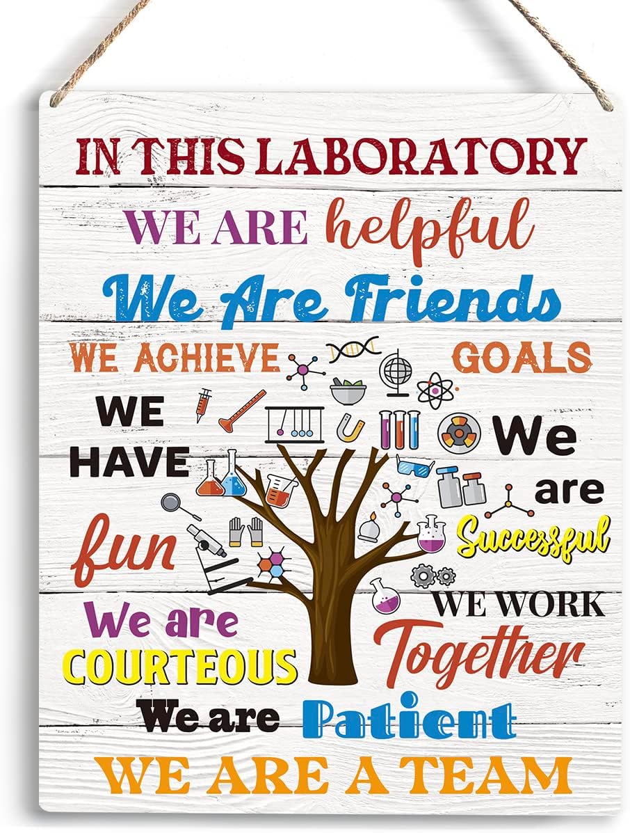 Amazon.com: Funny Science Classroom Decor Science Party Decorations ...