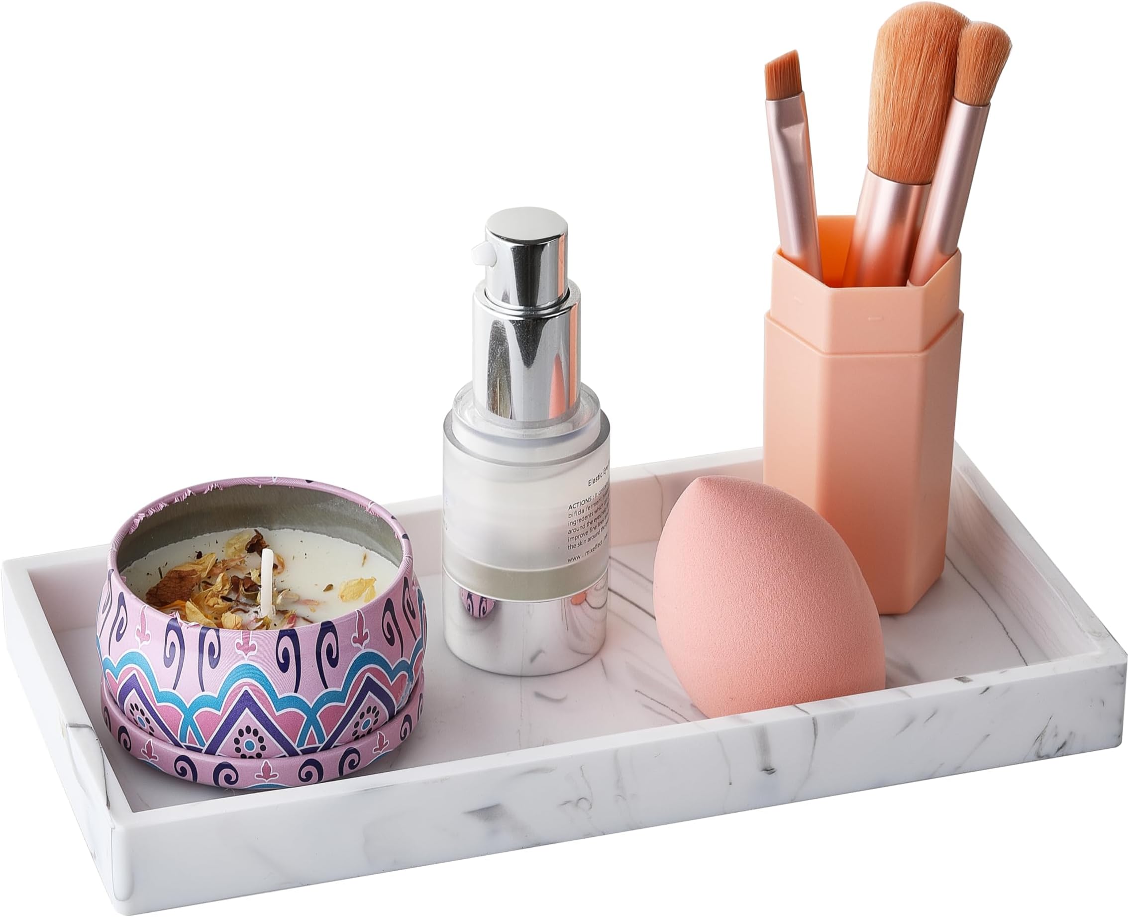 Amazon.com: Bathroom Tray, Silicone Vanity Tray for Bathroom, Anti-Slip ...