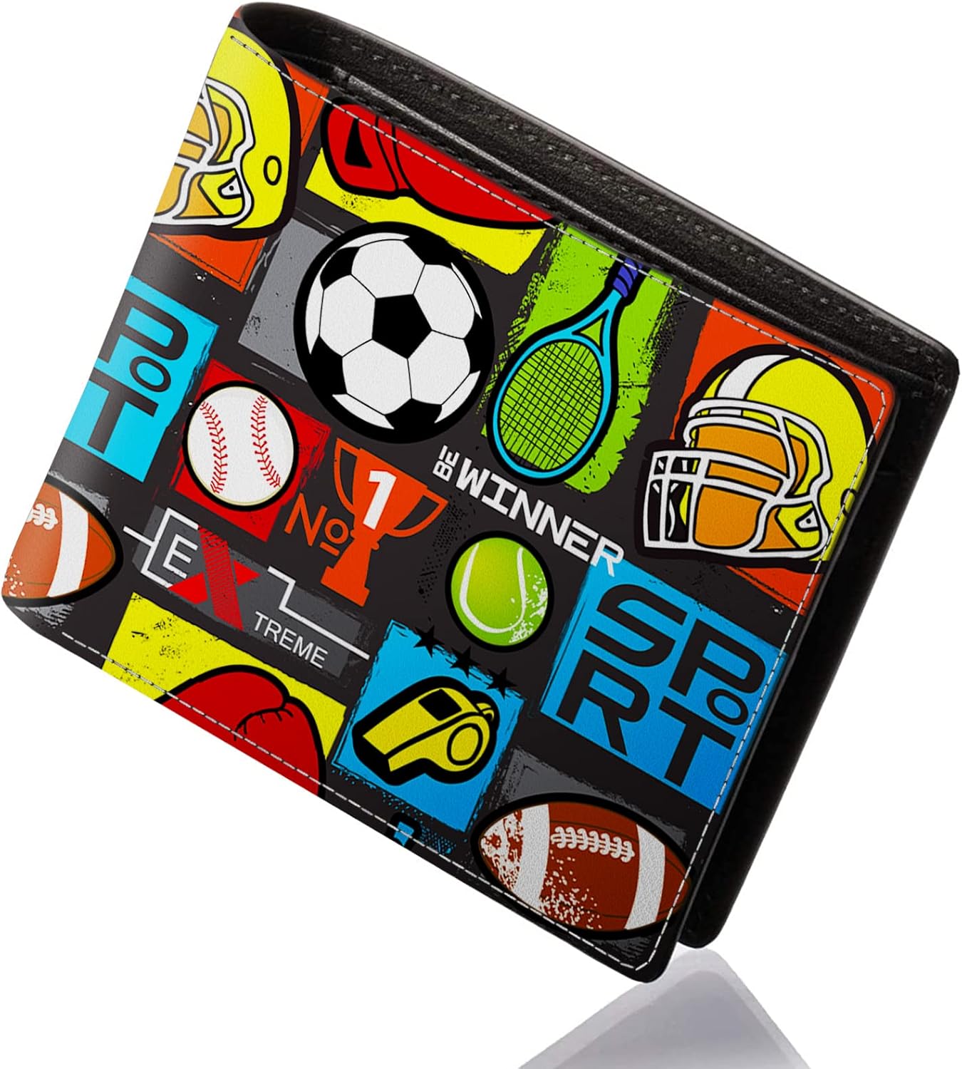 Amazon.com: FRMARCH Teen Boys Wallet - Cool Wallet for Boys Sport Ball ...