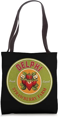 Amazon.com: Delphi Strawberry Farm | Mythology, Bookworm, Bookish Tote ...