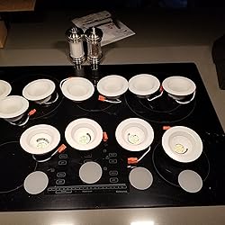 3-Inch LED Recessed Downlight, Dimmable, 7W=50W, 560 LM, E26 Base, CCT ...