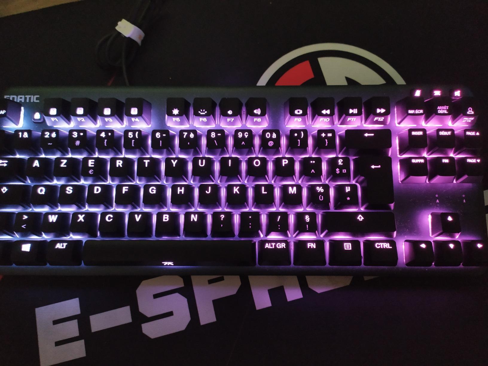 Fnatic miniStreak Speed - LED Backlit RGB Mechanical Gaming Keyboard ...