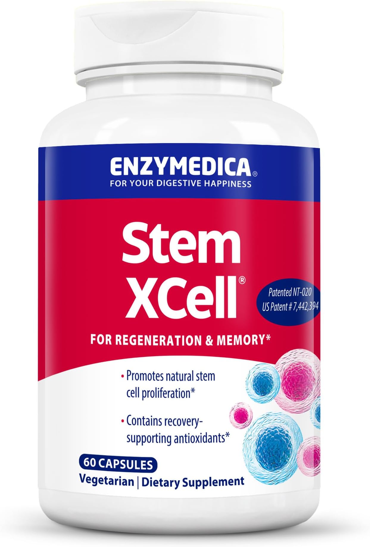 Amazon.com: ACTIF Stem Cell Mega Support with 15 Factors - Non-GMO, 2 ...