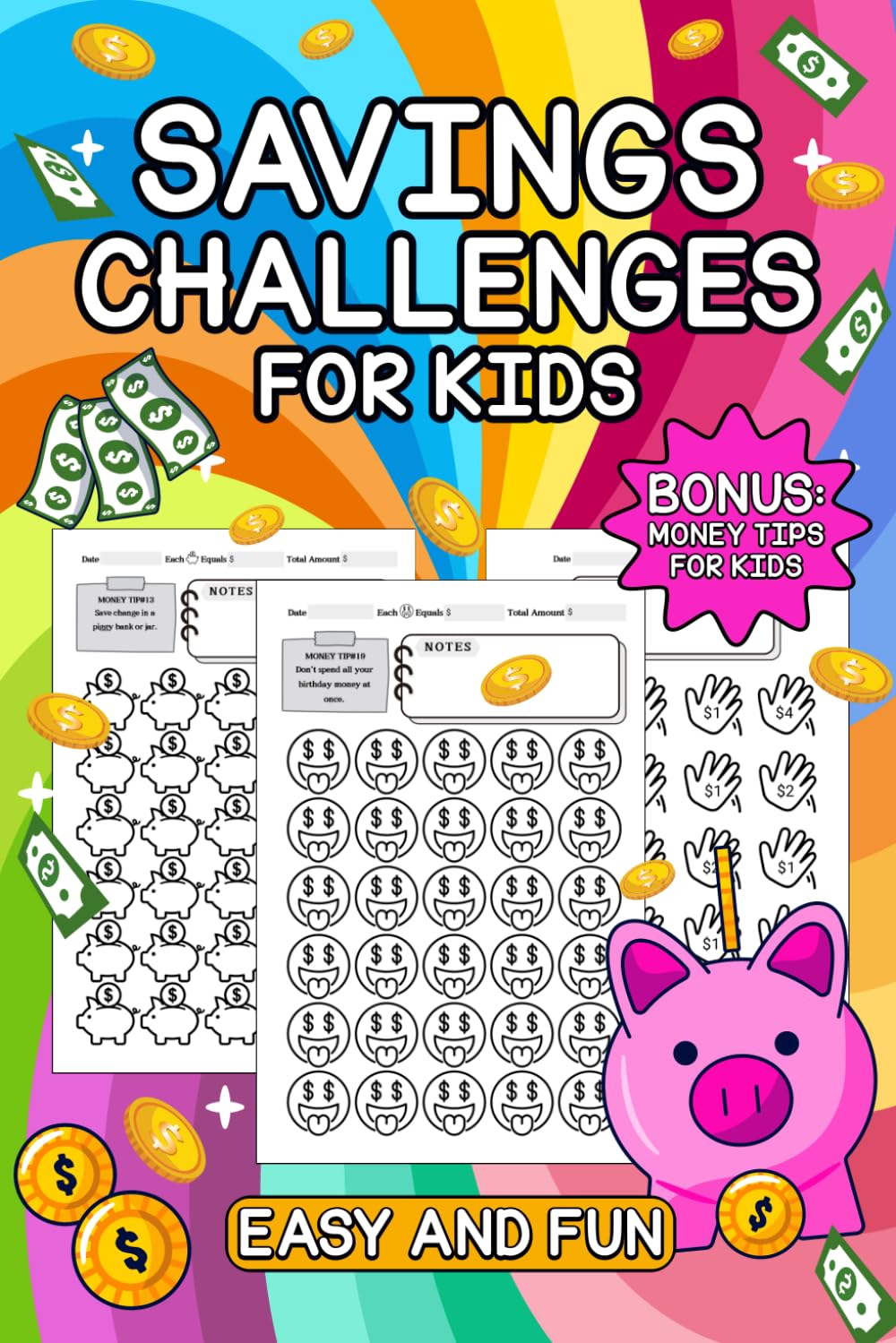 Savings Challenge for Kids Easy and Fun: Ultimate Money Challenges for ...