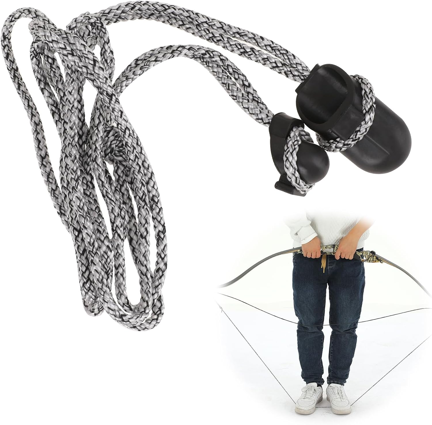 Amazon.com : Mozeat Lens Bow Stringer Archery Bow String Tool Archery ...