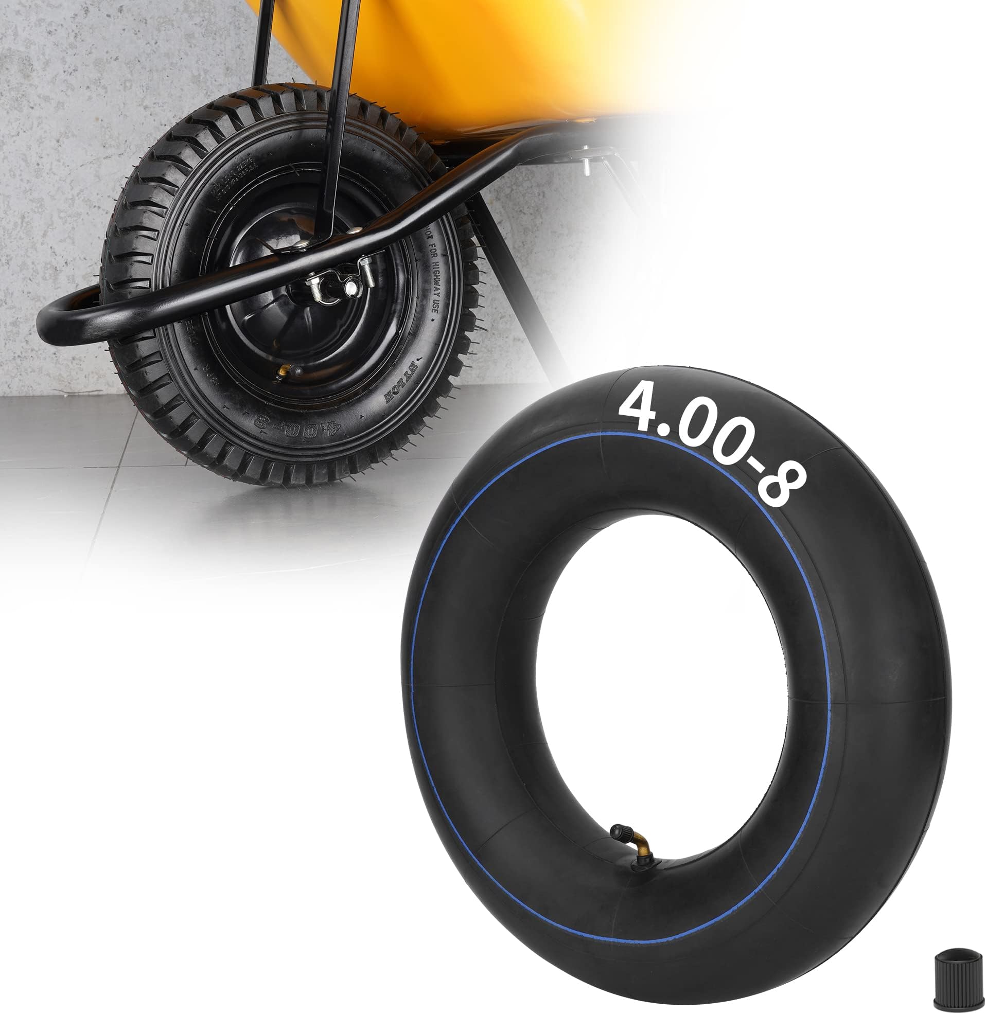 Amazon.com: Potreba Inner Tube 4.8/4.00-8 for Wheelbarrow tire 8 ...