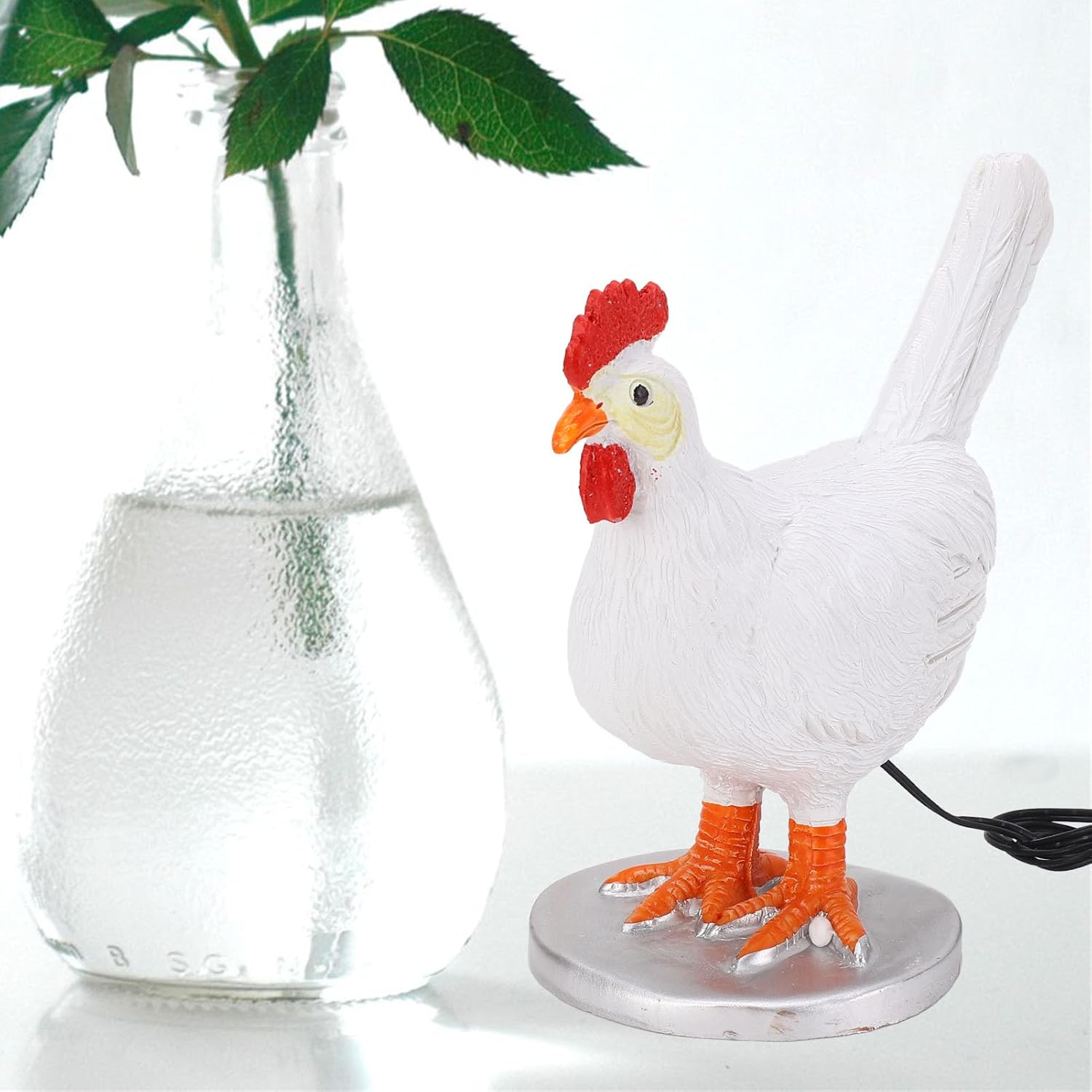 Garhelper Chicken Lamp with Egg in Butt, Funny Chicken Egg Lamp, 3D ...