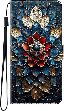 SNCLET Handyhülle für LG V60 Hülle mit Bemalt, Schutzhülle Motiv PU ...