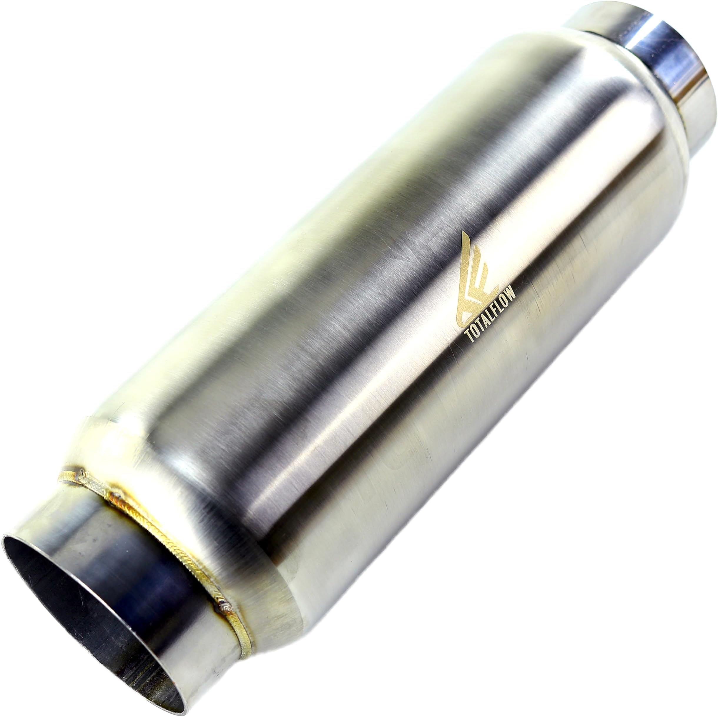 Amazon.com: TOTALFLOW 20414 Straight Through Universal Exhaust Muffler ...