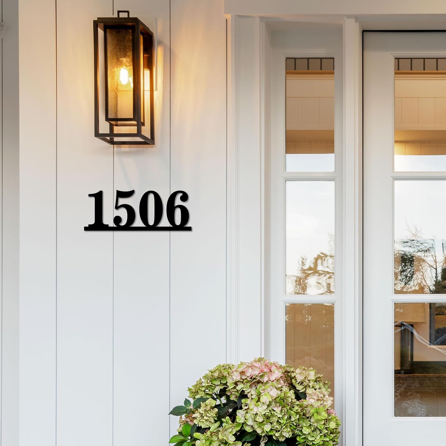 Amazon.com: Stylish House Number Sign for Outside,Personalized Unique ...