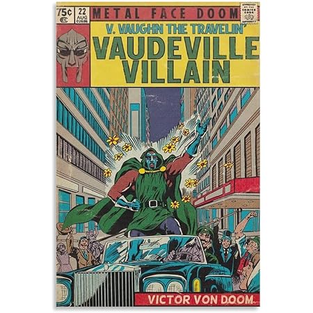 ENYPOLIS MF Doom Retro Posters & Prints on Canvas Wall Art Poster for ...