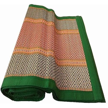 Buy HOKIPO Chatai (Red, Madurkathi, 6.5x4.5 Feet) Online at Low Prices ...