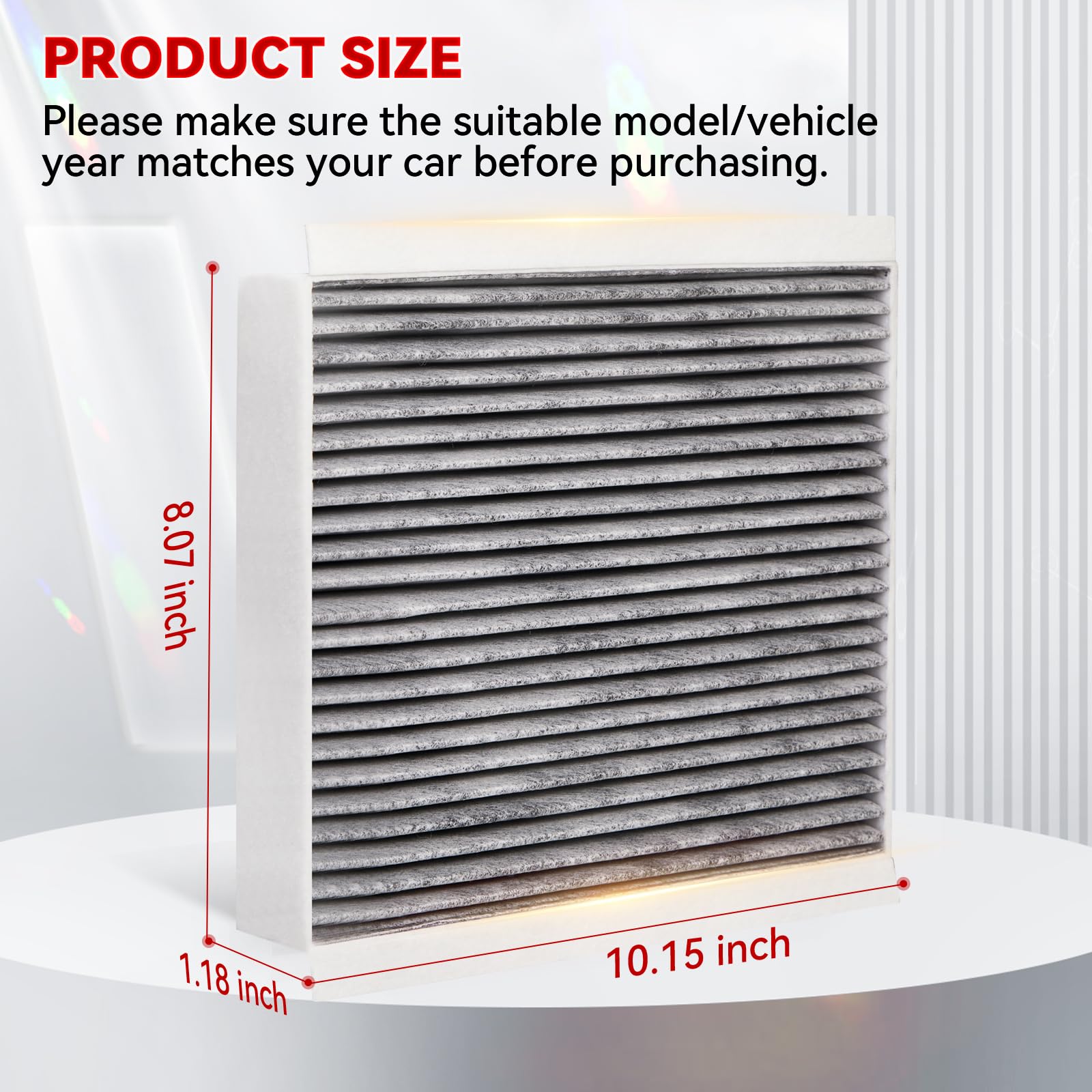 Snapklik.com : VEPAGOO CF12150 Carbon Cabin Air Filter For Ford F150 ...
