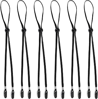 Amazon.com: 6 Pcs Adjustable Hat Strap Clips Removable Hat Chin Cord ...