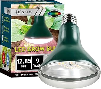 Amazon.com: GT-Lite LED Plant Grow Light Bulbs Full Spectrum with 12.85 ...