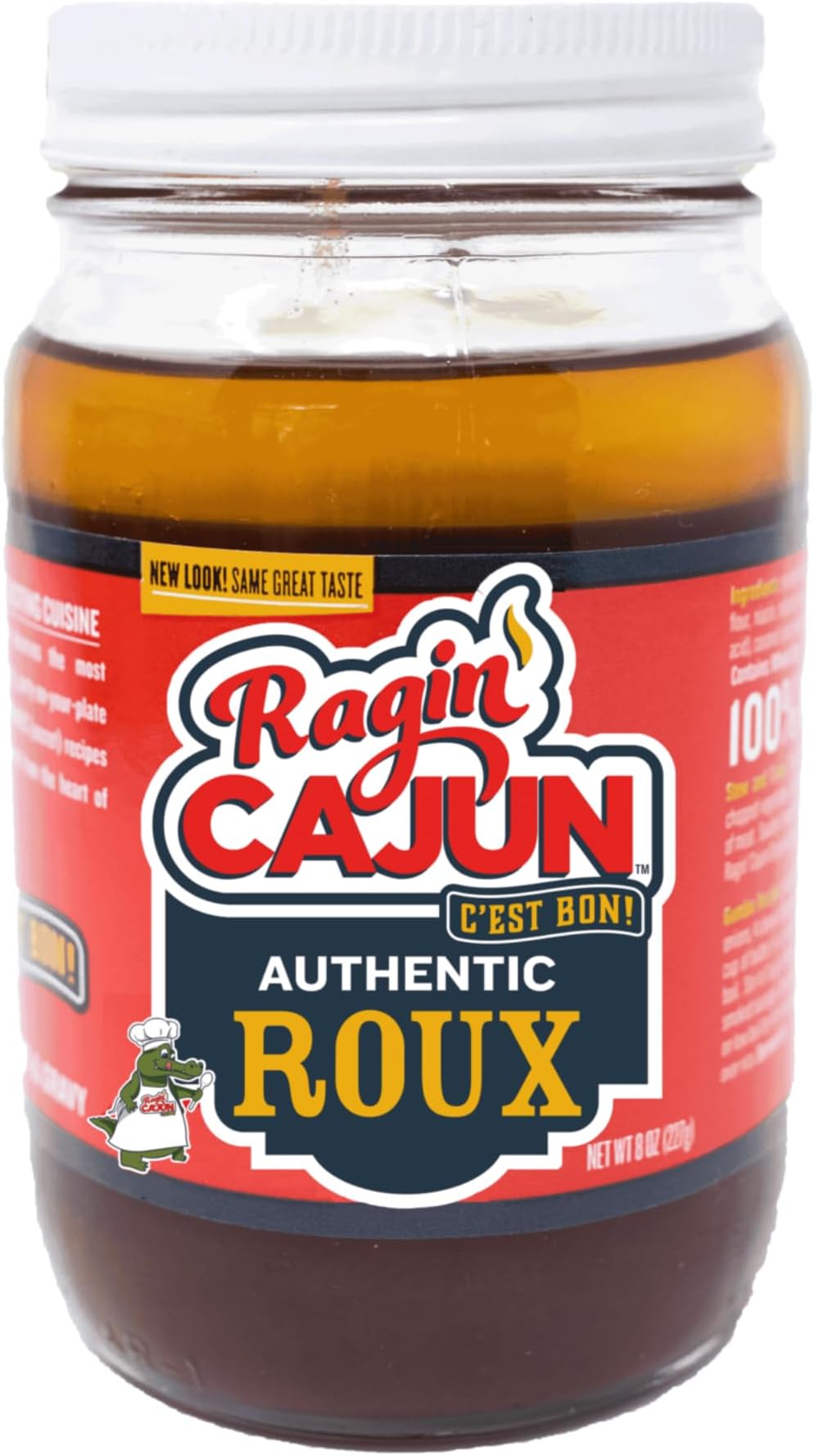 Amazon.com : Ragin' Cajun Authentic Roux - 16 oz Jar, No MSG ...