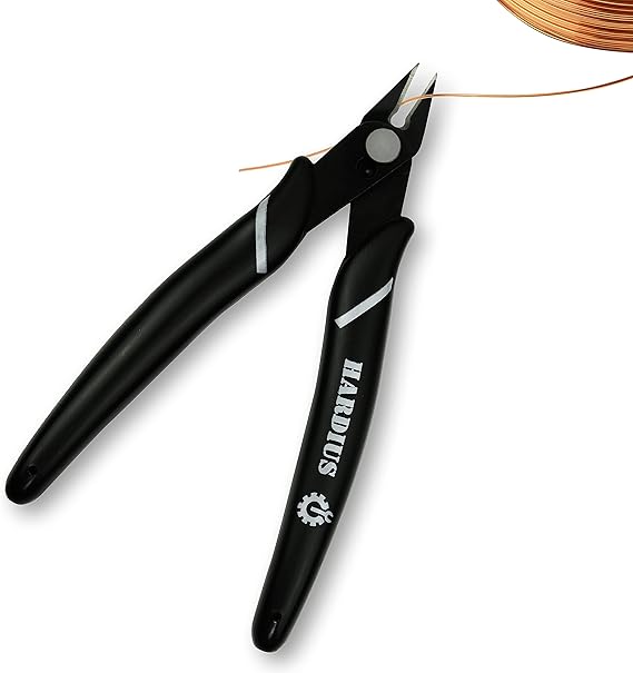 Wire Cutters 125mm with Sharp, Strong Blade Side Cutters with Non-Slip ...