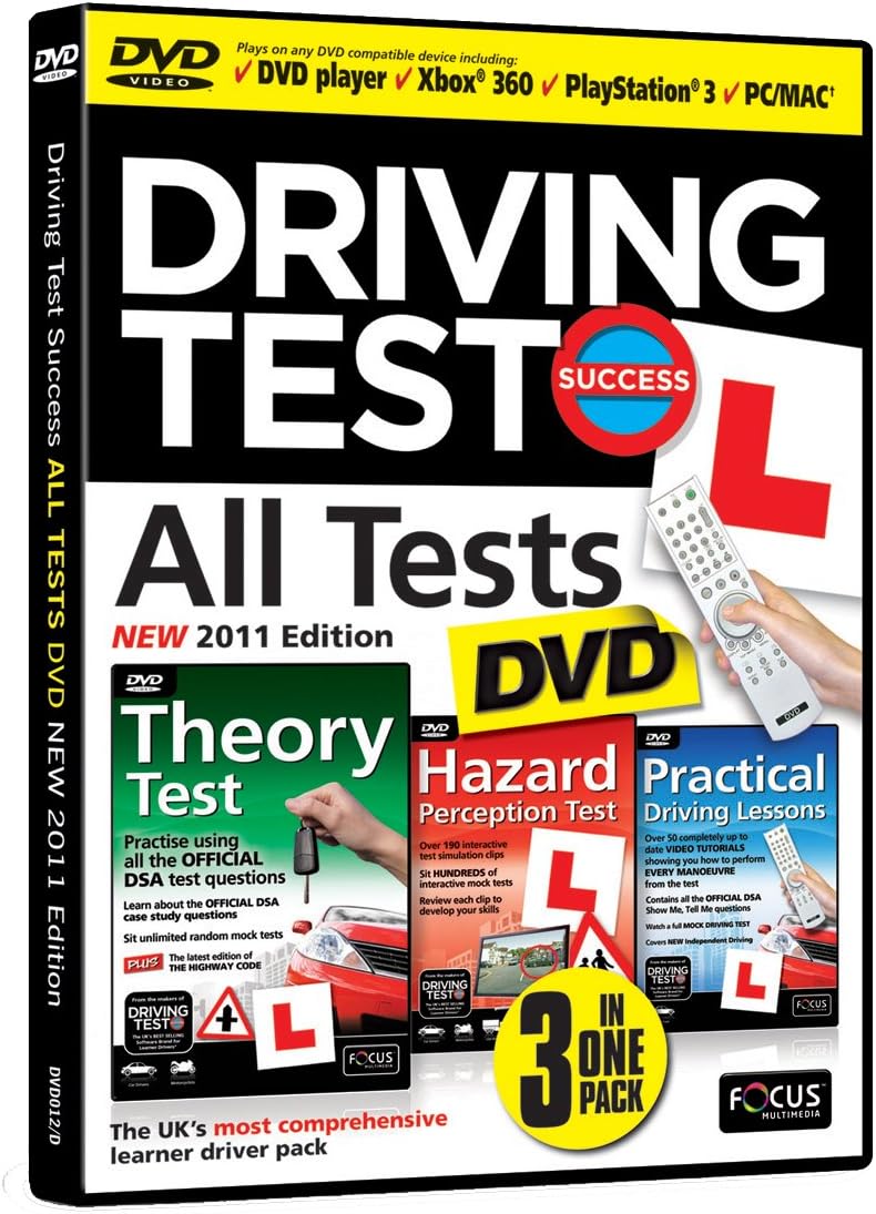 Driving Test Success All Tests DVD 2011 Edition for DVD Player or DVD ...