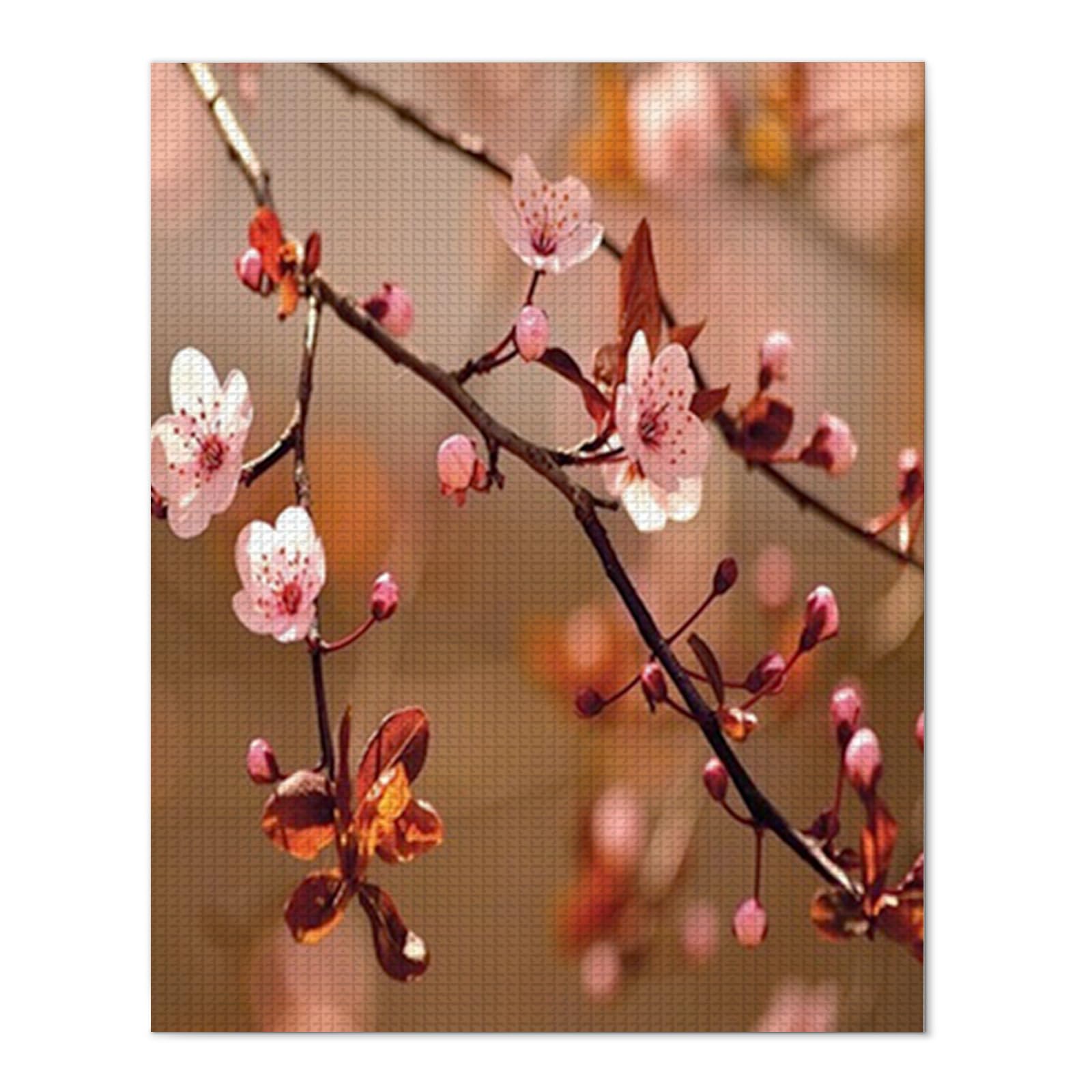 Cherry Blossom Tree Branch Painting