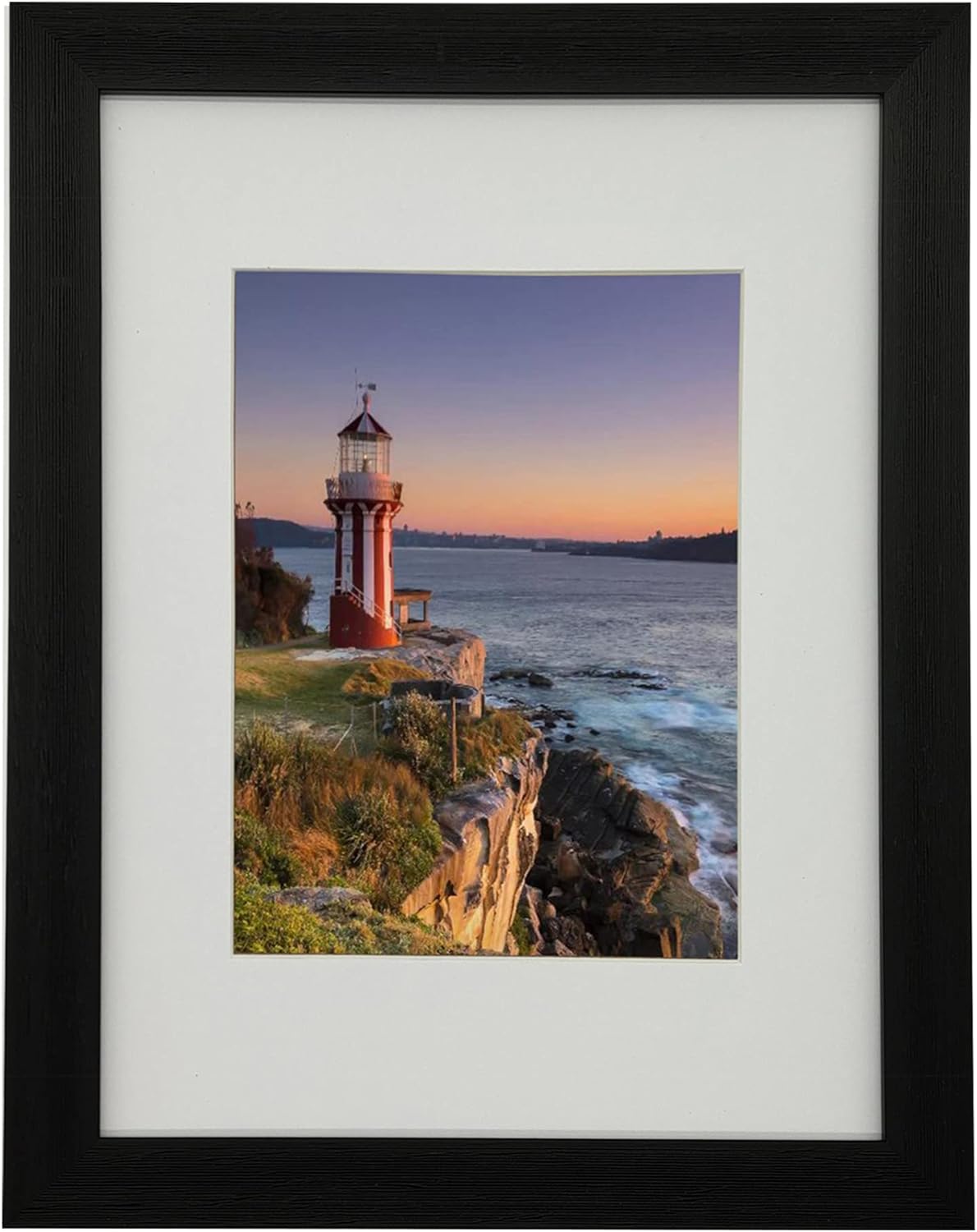 A5 Photo Frame Gallery Picture frame with A6 mat,Freestanding and Wall ...