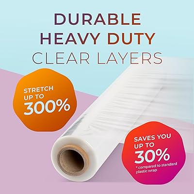 18 Stretch Film/Wrap 1500 feet 7 Layers 80 Gauge Nepal | Ubuy