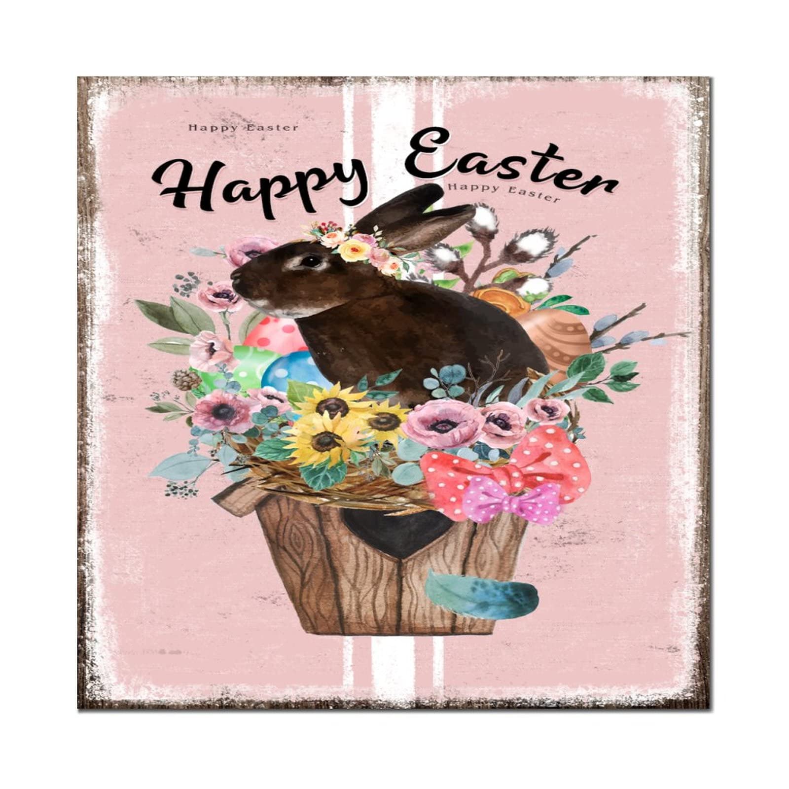 Vintage Happy Easter Sign