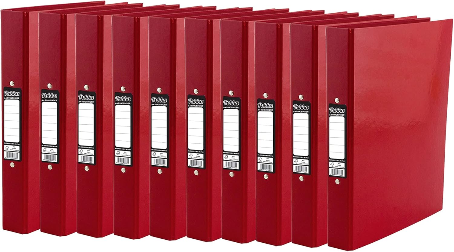 ED 10 x Pukka A4 Glossy 2-Ring Binder File School Work Office 40mm ...