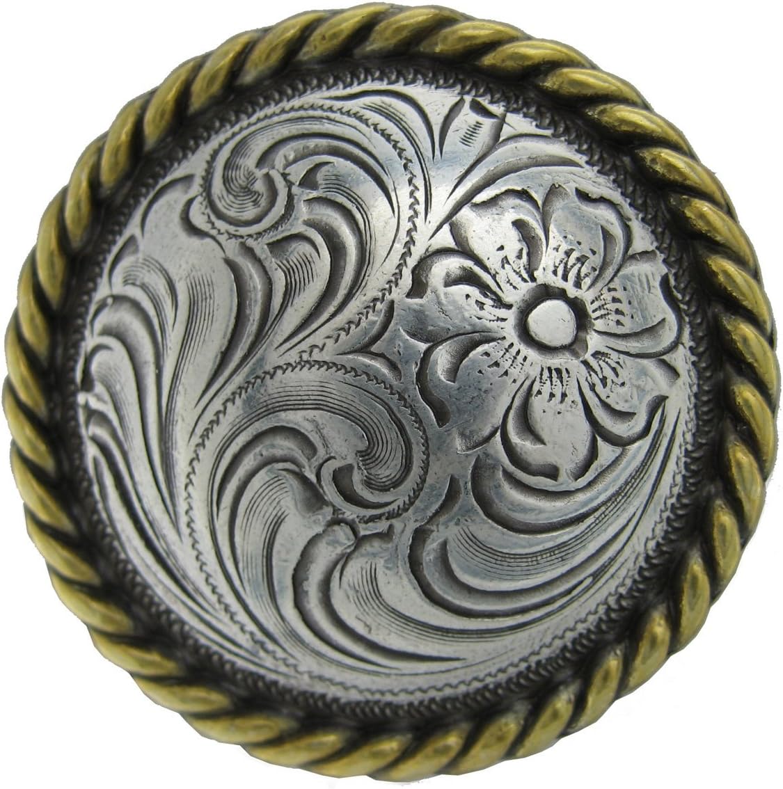 Amazon.com: F9819-5-SRTPGP 1 and 1/2" Round Rope Edge Concho 10pcs ...