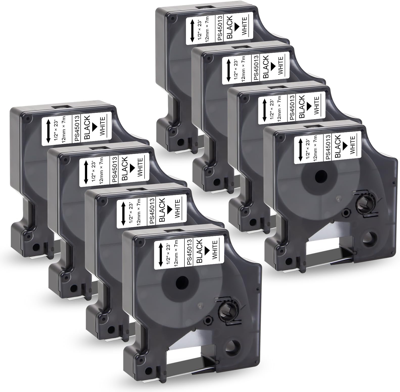 3x Labelwell 19mm Kompatibler Schriftband Ersatz für DYMO D1 45803 ...